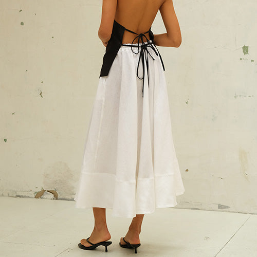 Women's Skirts in Natural Fabrics – Premium Minimalism by CHELIE